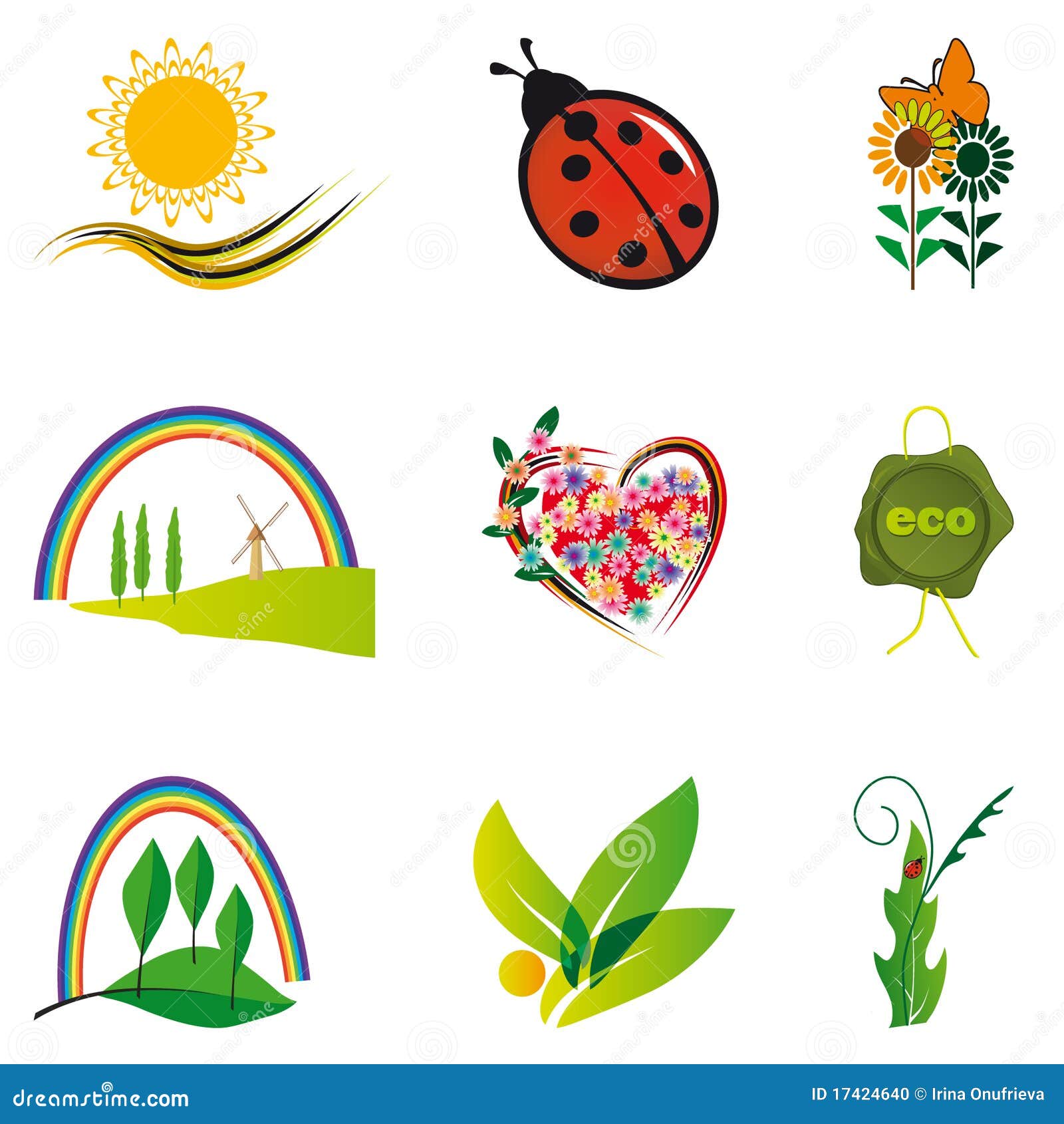 Una Colección De Elementos Naturales Foto de archivo - Imagen: 17424640