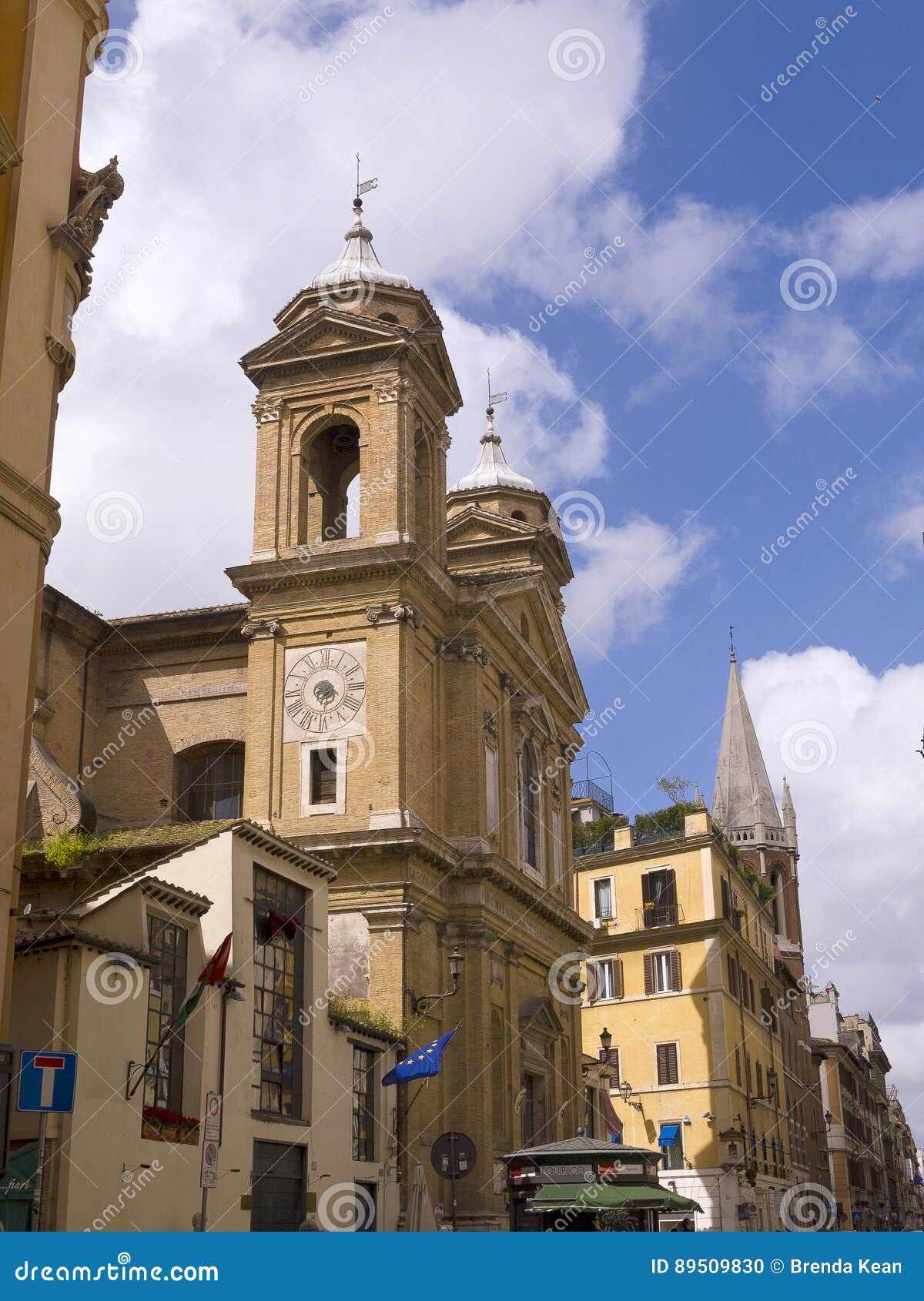 Una Delle 900 Chiese a Roma Italia Immagine Editoriale - Immagine di ...