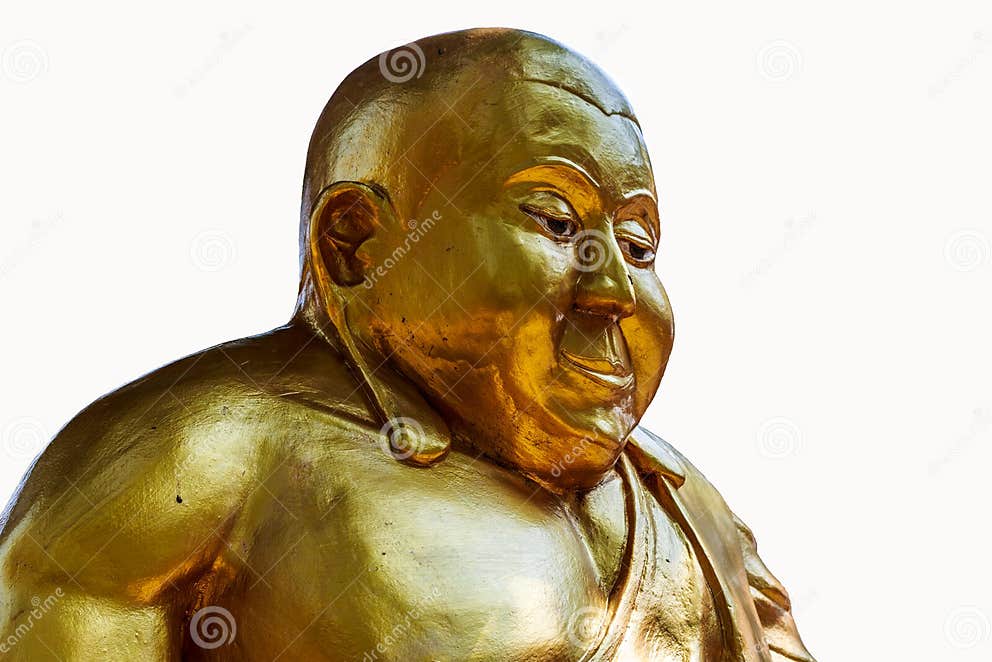 Una estatua de Buda gordo foto de archivo. Imagen de color - 38652004