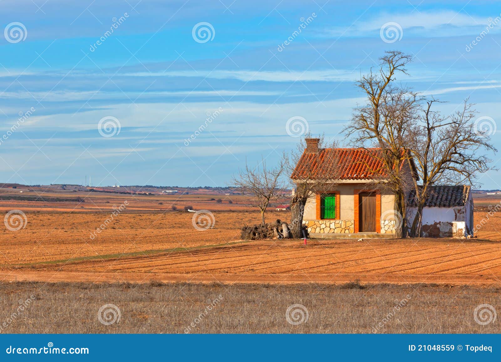 Una granja española imagen de archivo. Imagen de exterior - 21048559