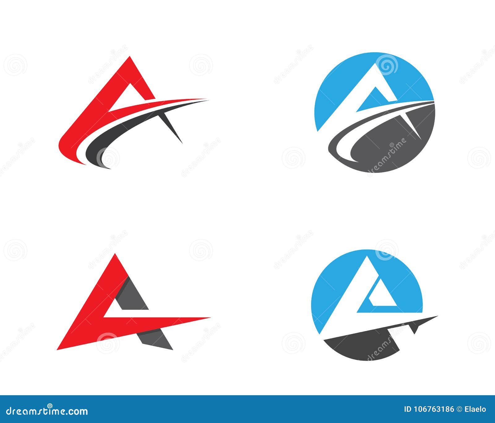 Una Lettera Logo Business Template Illustrazione Vettoriale ...