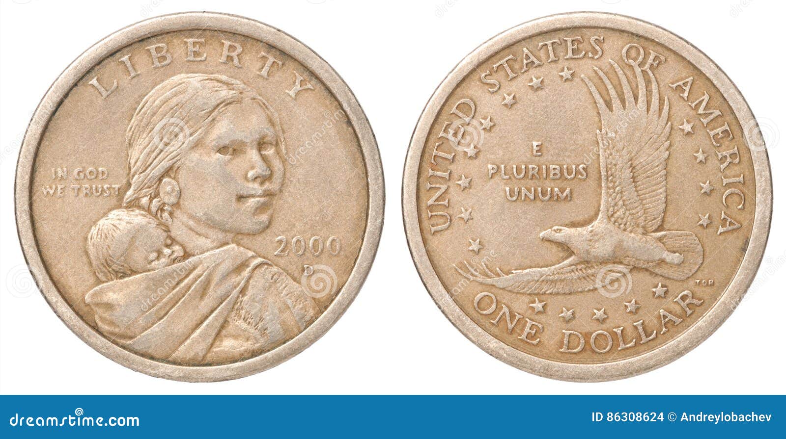 Una Moneda De Dólar Americano Foto de archivo - Imagen de divisa ...