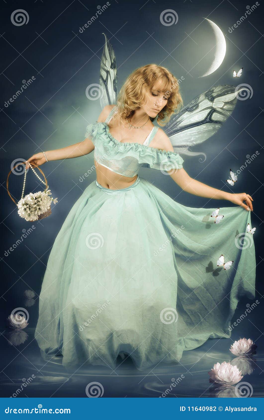 Una muchacha es una hada foto de archivo. Imagen de hermoso - 11640982