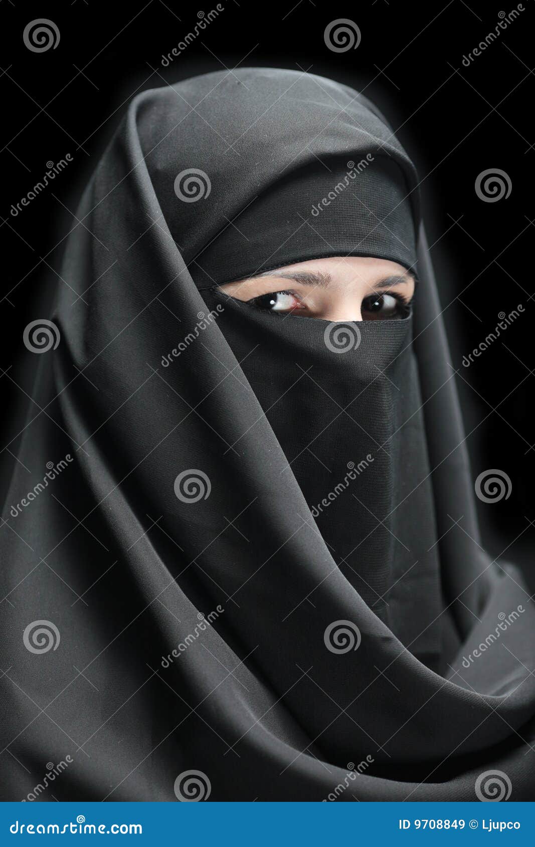 Una mujer velada imagen de archivo. Imagen de gente, humilde - 9708849