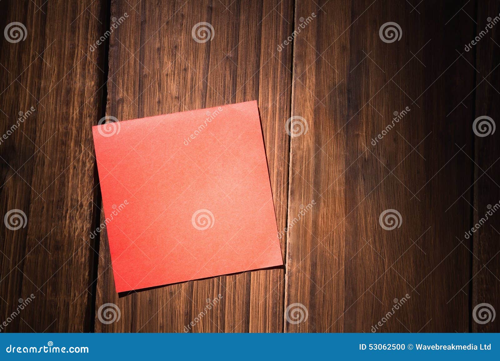 Una nota de post-it roja foto de archivo. Imagen de rojo - 53062500