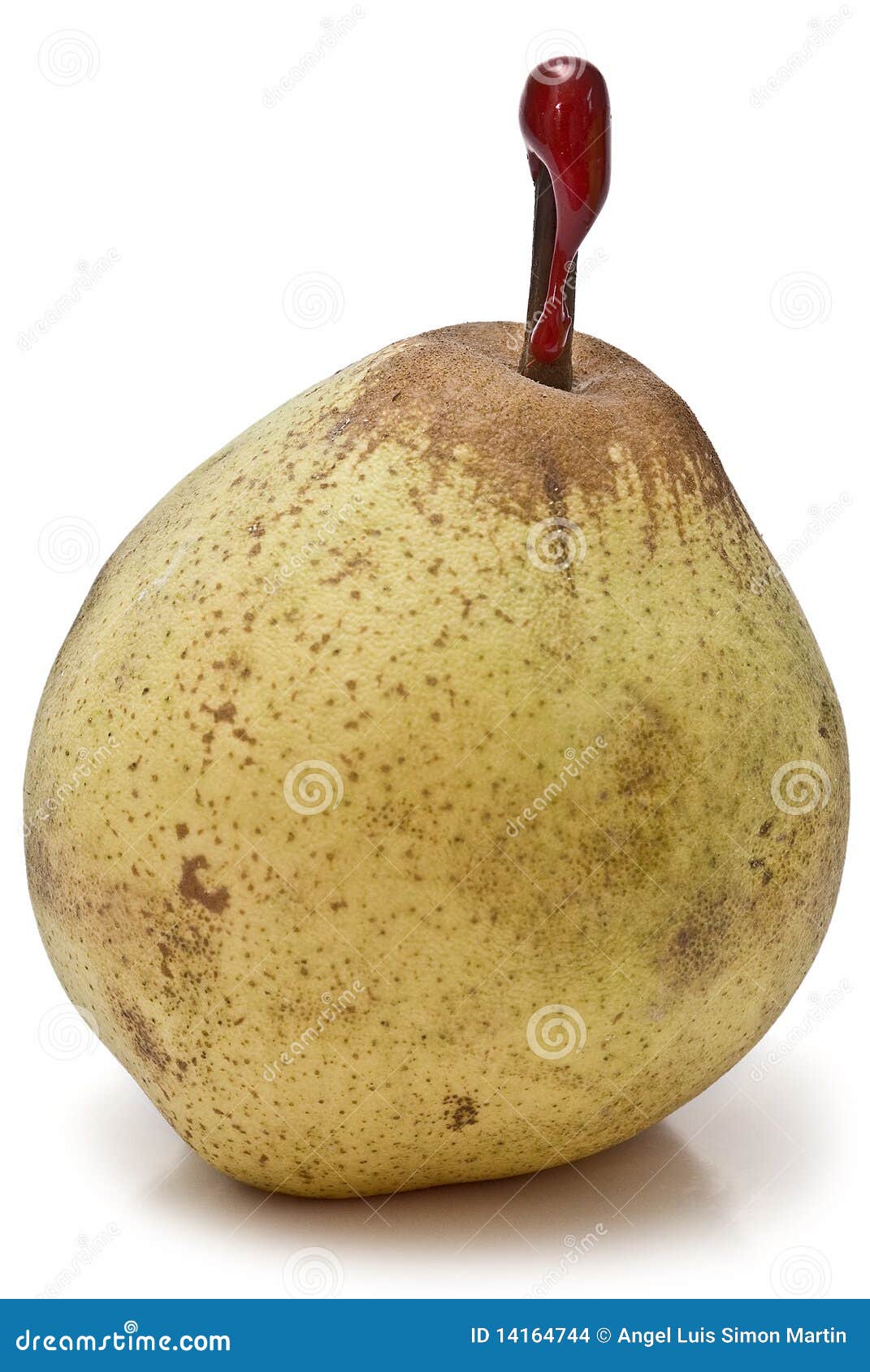 Una Pera Fresca Del Invierno. Foto de archivo - Imagen de fibra ...