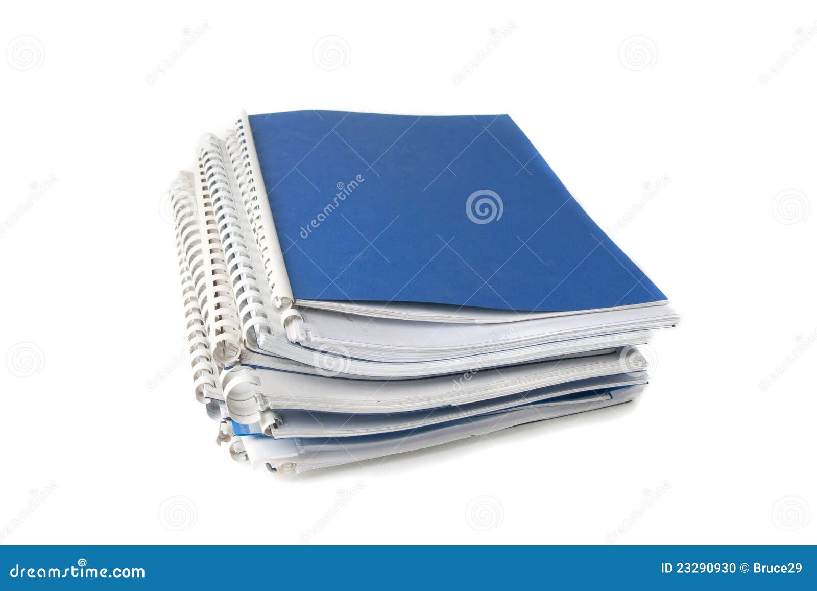 Una pila de cuadernos foto de archivo. Imagen de cuaderno - 23290930