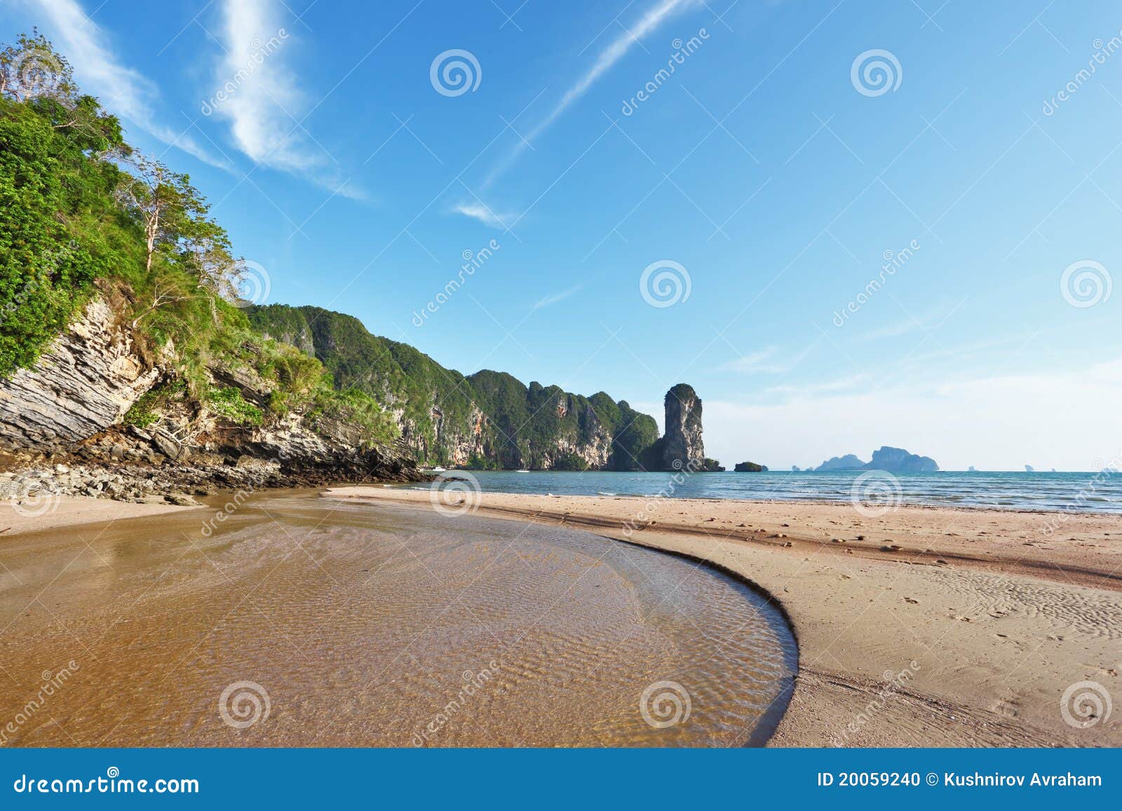 Una Pozza Dell'acqua Di Mare Fotografia Stock - Immagine di marea ...