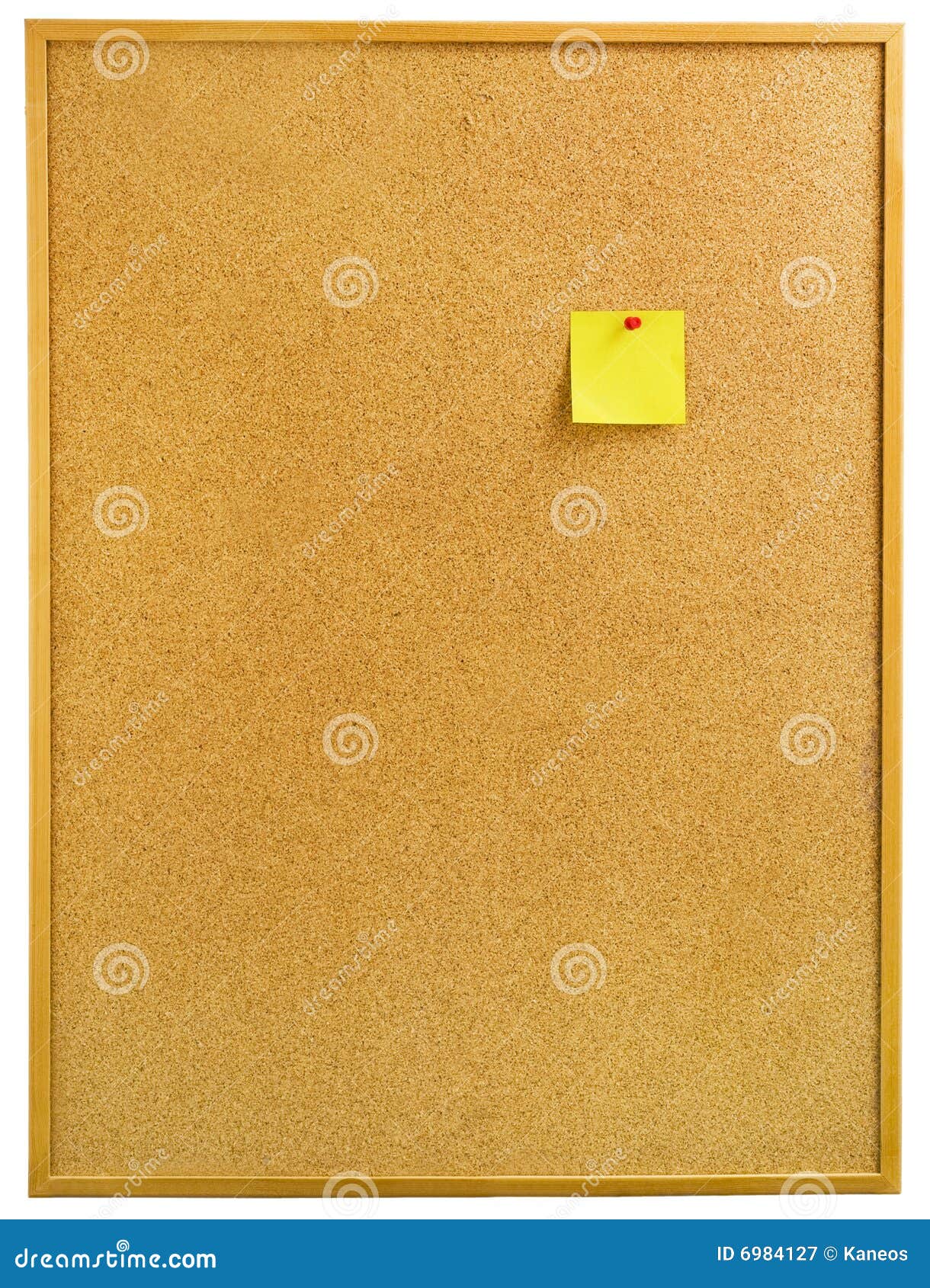 Una Tarjeta De Aviso Con Una Nota Amarilla. Imagen de archivo - Imagen ...