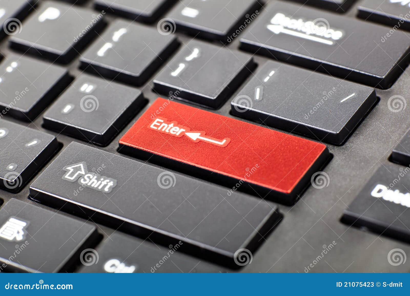 Una Tastiera Con Il Tasto Rosso Immagine Stock - Immagine di ...