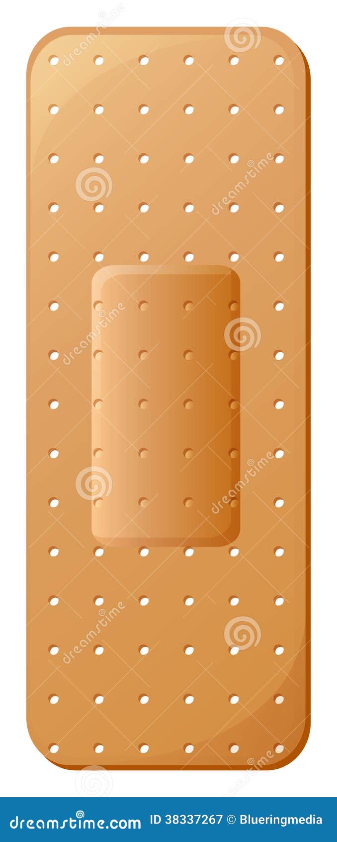 Una tirita ilustración del vector. Ilustración de tejido - 38337267