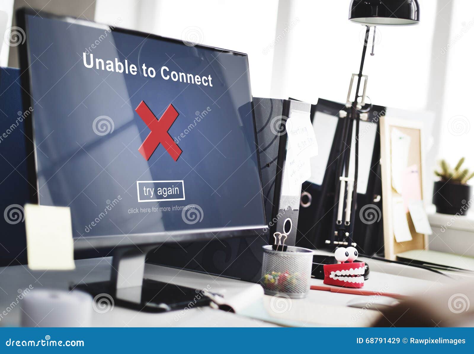 Unable To Connect Disconnected Inaccessible Unavailable Concept Stock ...