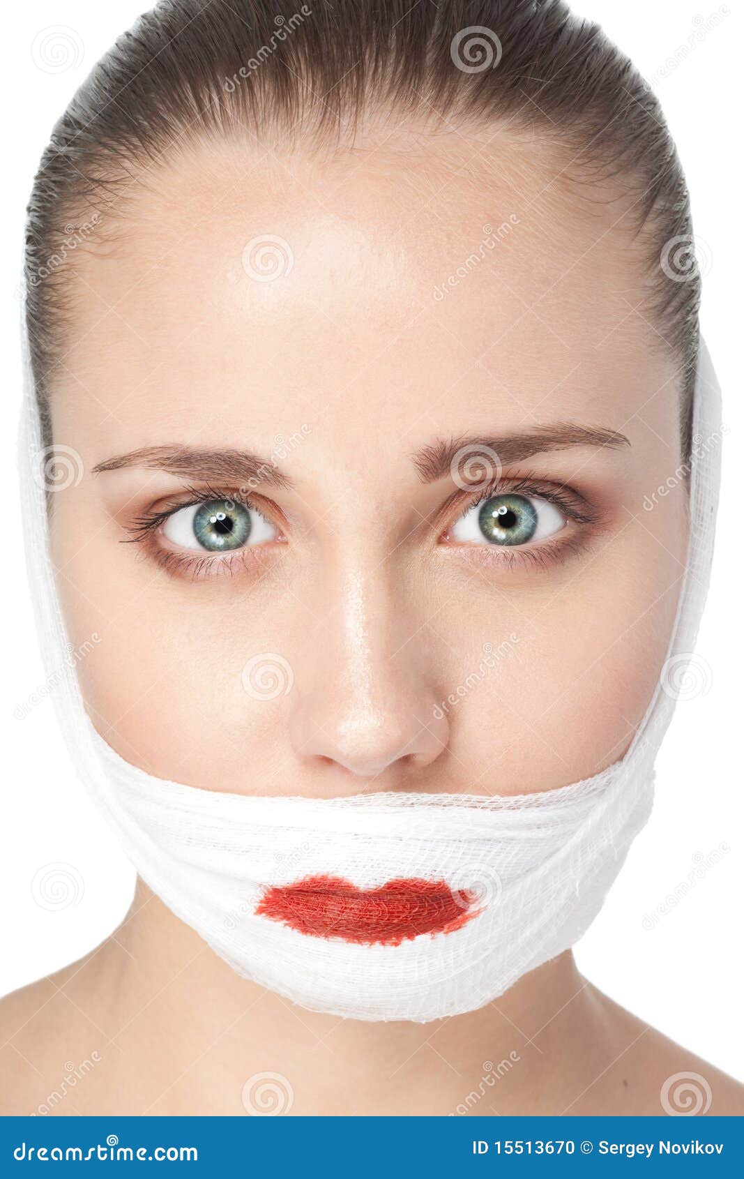 Unable to talk stock photo. Image of insult, muted, blood - 15513670