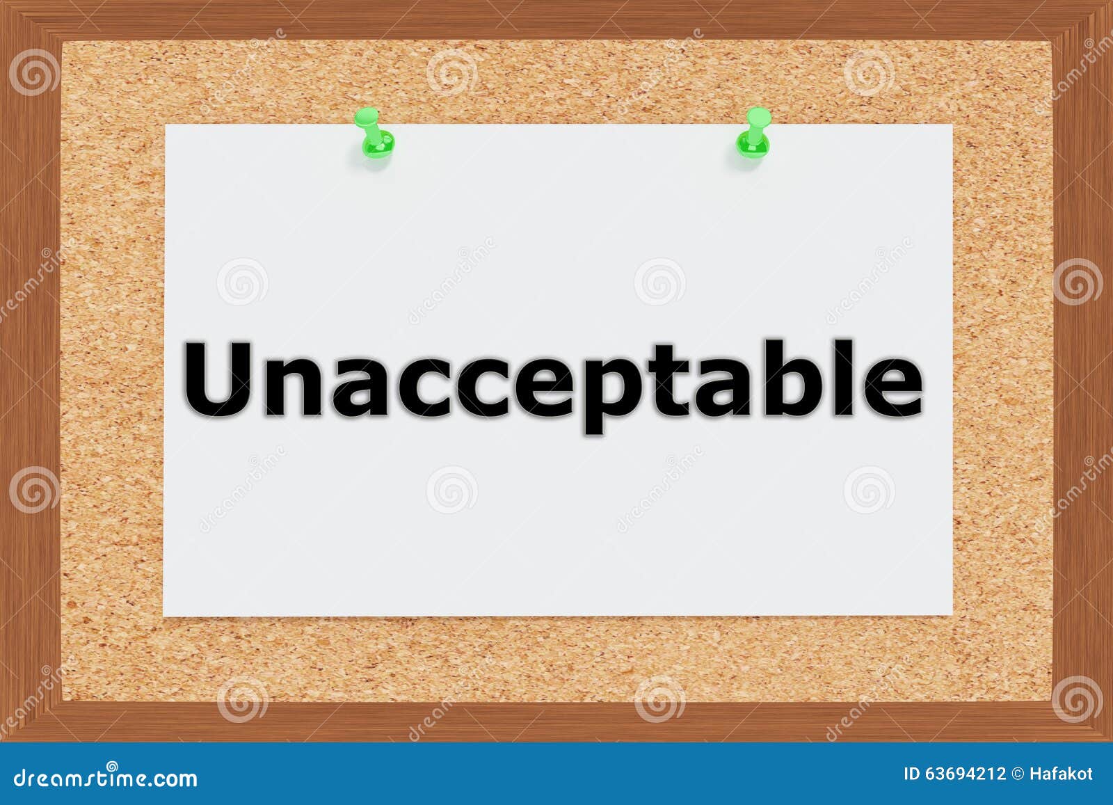 Unacceptable concept stock photo. Image of money, feedback - 63694212