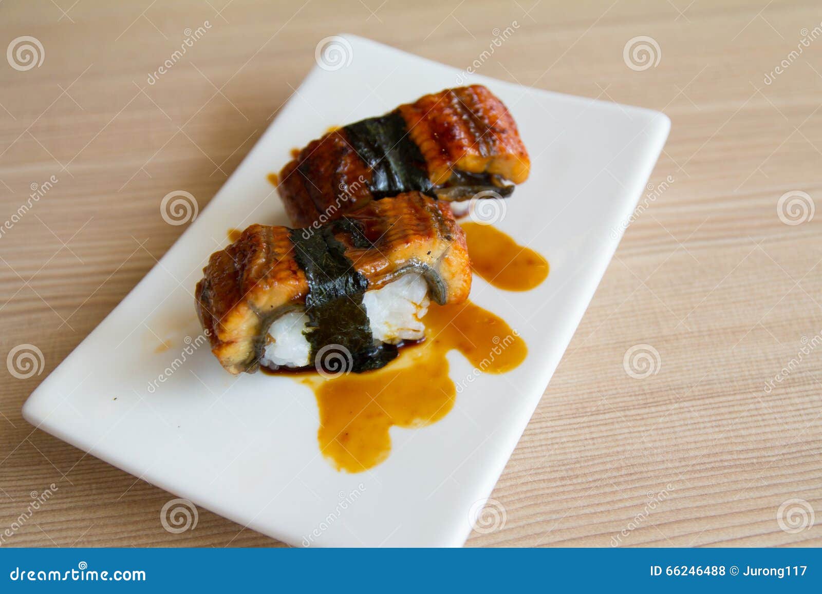 Unagi foto de archivo. Imagen de carne, cena, japonés - 66246488