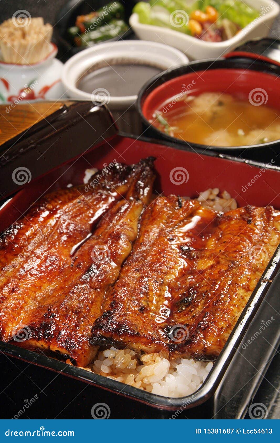Unagi Rice stock image. Image of nutrition, japanese - 15381687