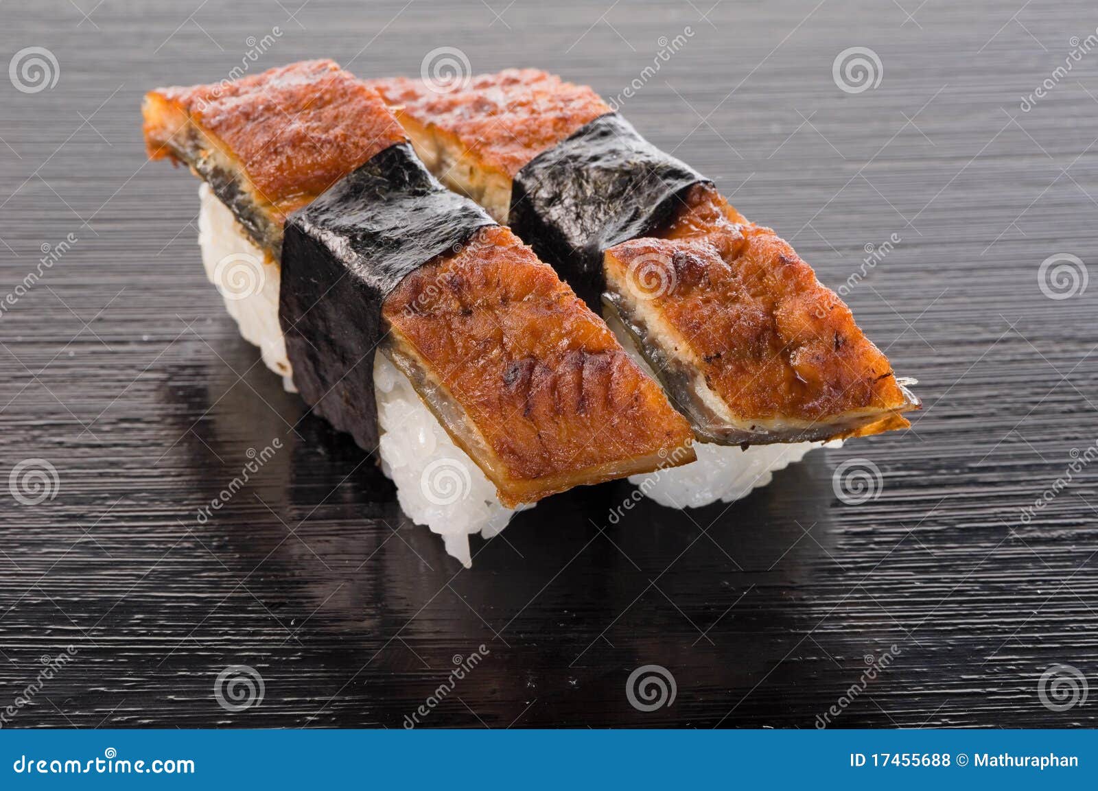 Unagi Sushi stock photo. Image of crab, dinner, health - 17455688