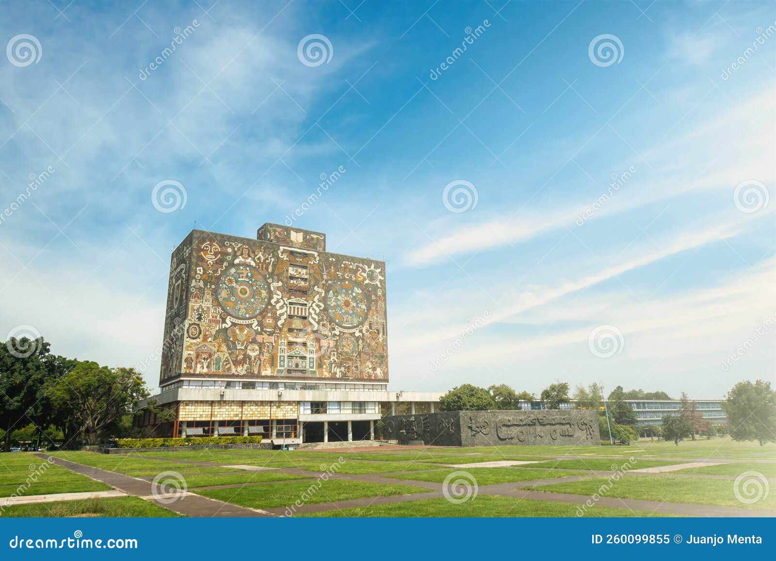 UNAM University Library in Mexico Editorial Image - Image of scholar ...