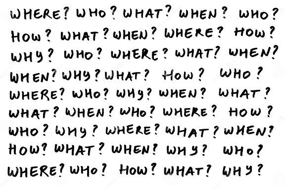 Unanswered questions stock image. Image of future, examine - 7525915