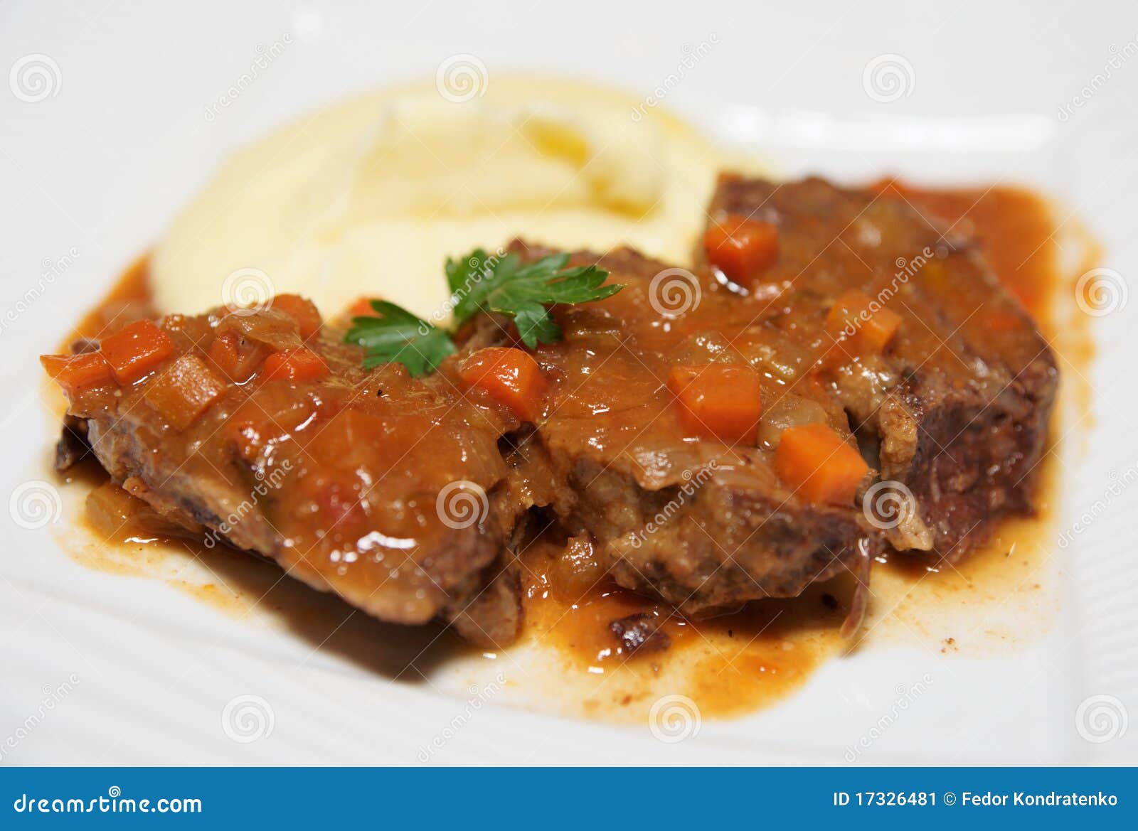 Unappetizing, Fat, Unhealthy Meat Stock Image - Image of topping, dish ...