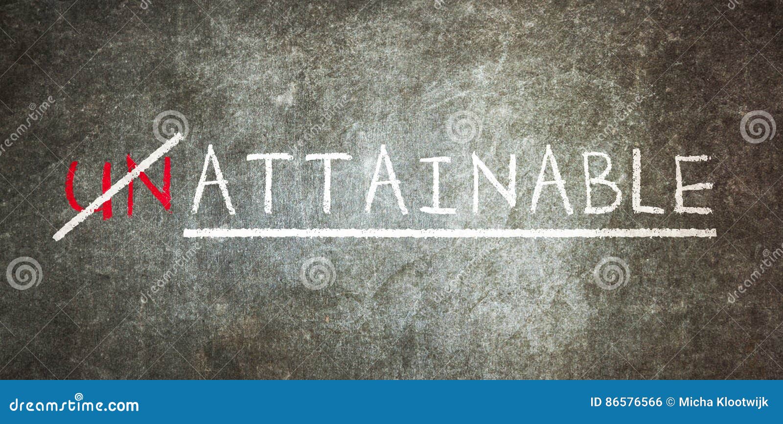 Unattainable and Attainable Sign Stock Illustration - Illustration of ...