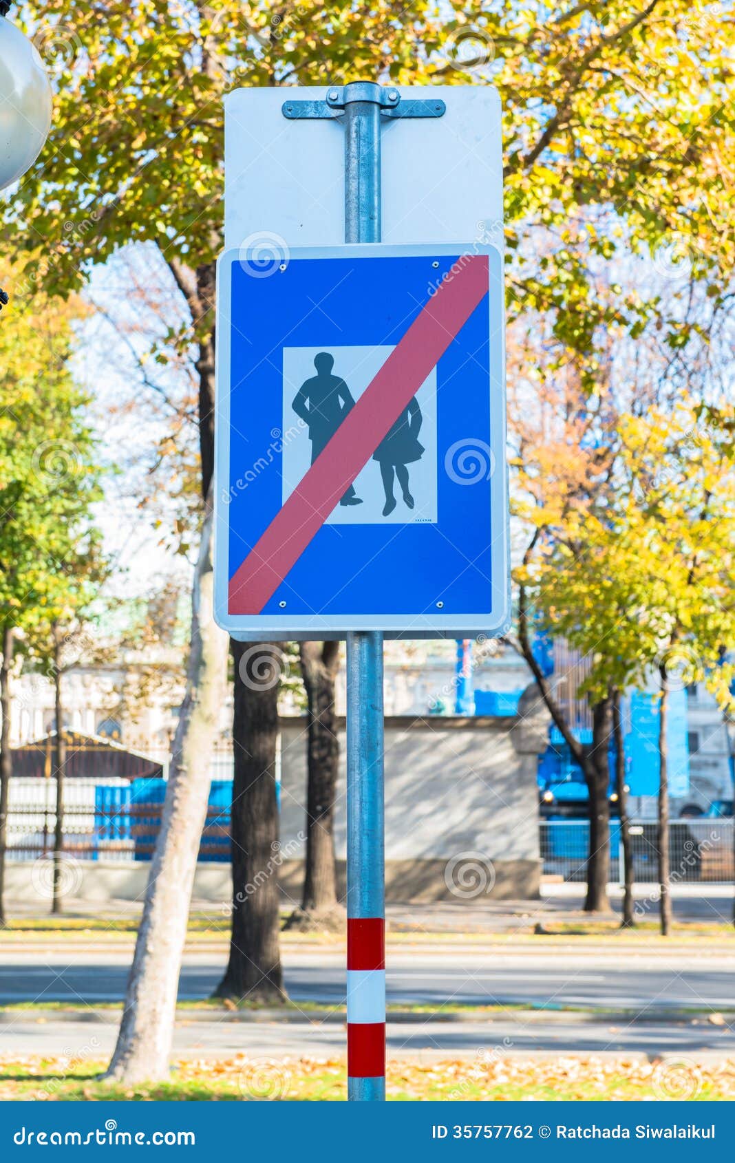 Unauthorised Persons Prohibited Beyond this Point Sign Stock Photo ...