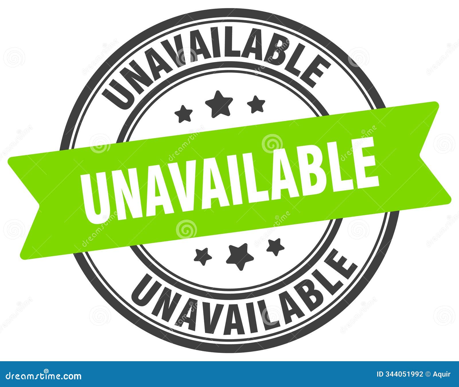 Unavailable Stamp. Unavailable Rectangular Stamp On White Background ...
