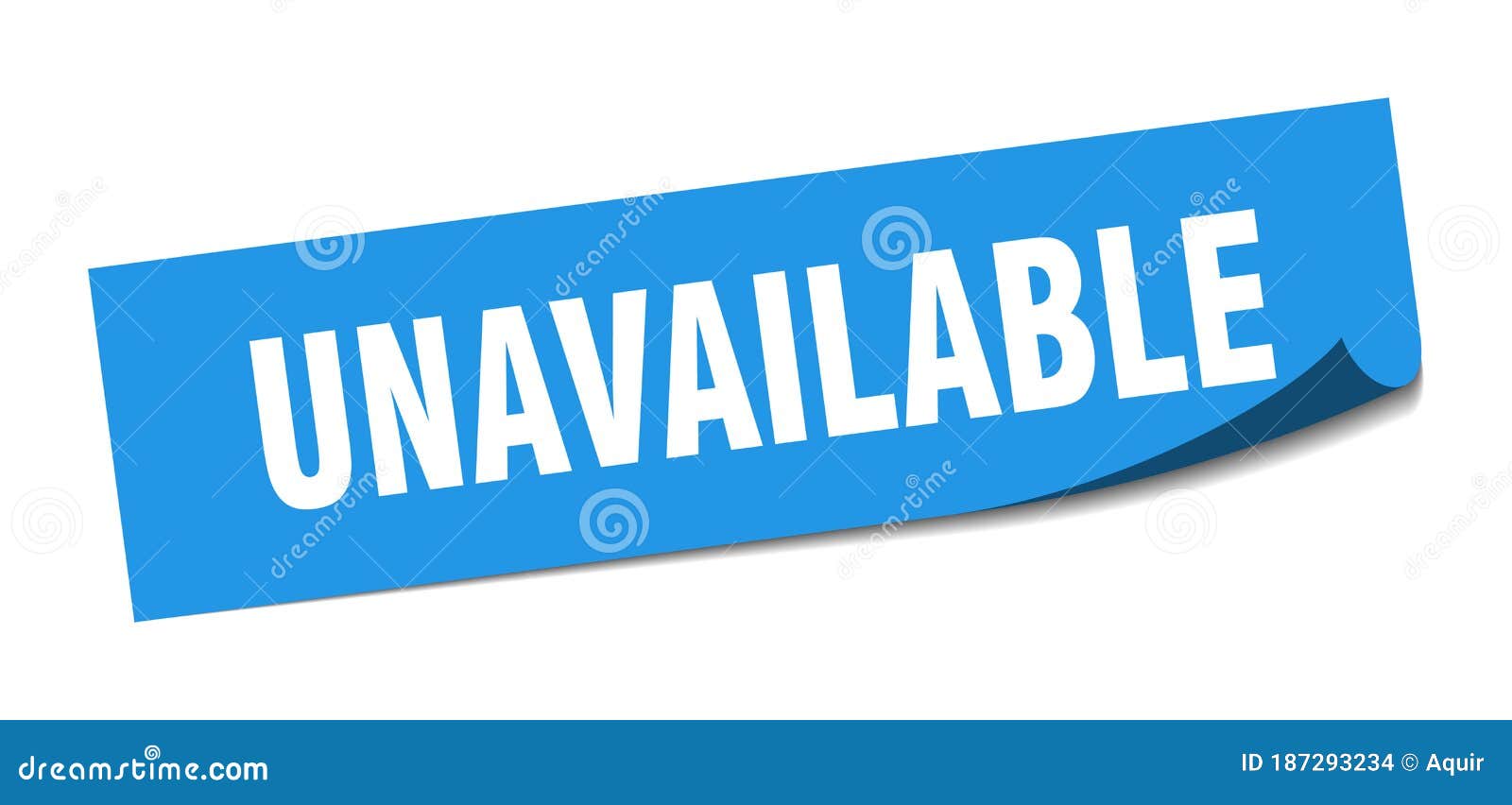 Unavailable Sticker. Unavailable Sign On Transparent Background Cartoon ...