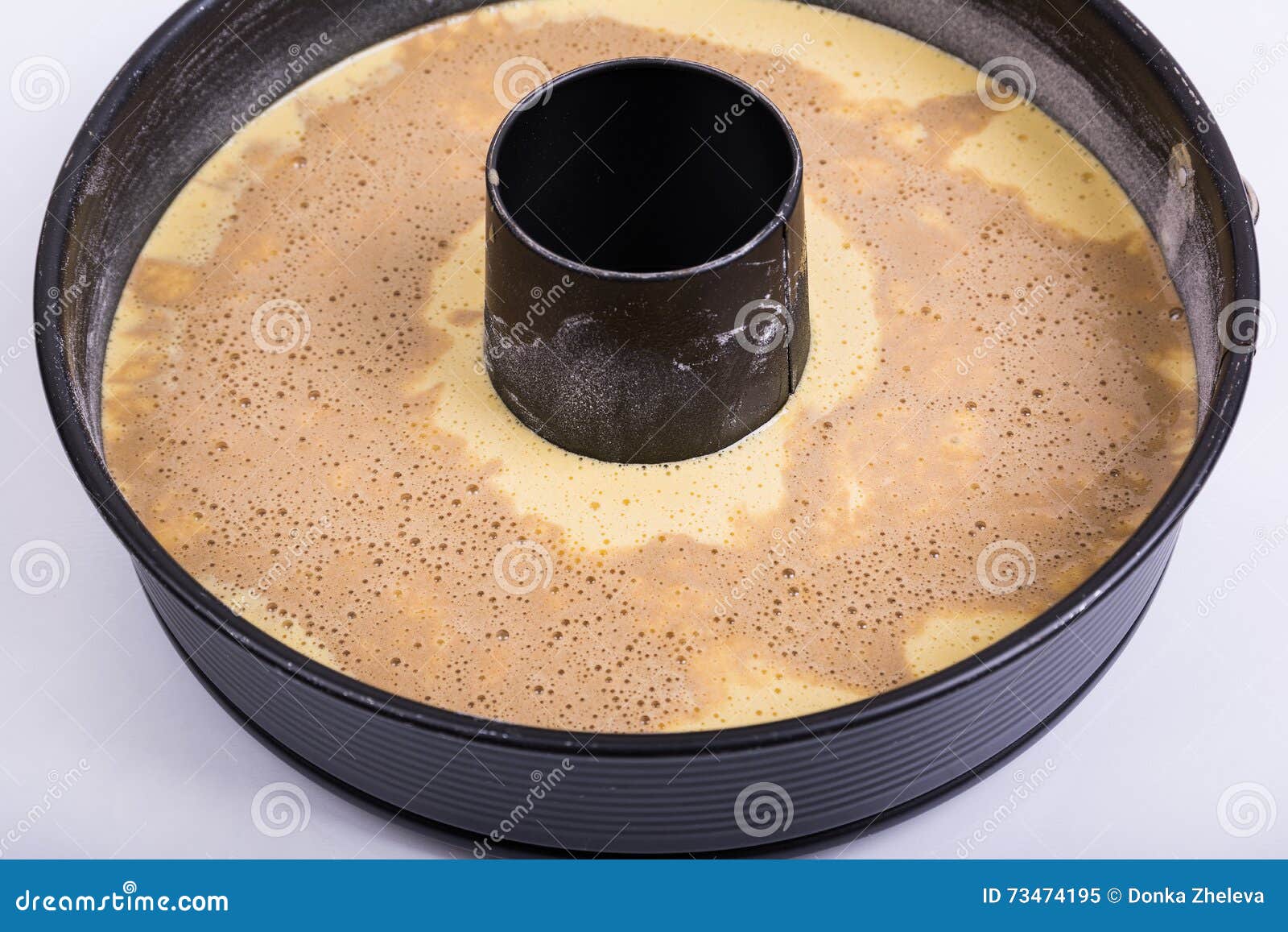 Unbaked Mix for Homemade Cake Stock Image - Image of batter, homemade ...