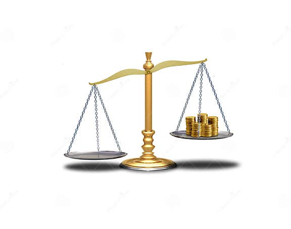 Unbalance scale stock illustration. Illustration of scales - 14391375