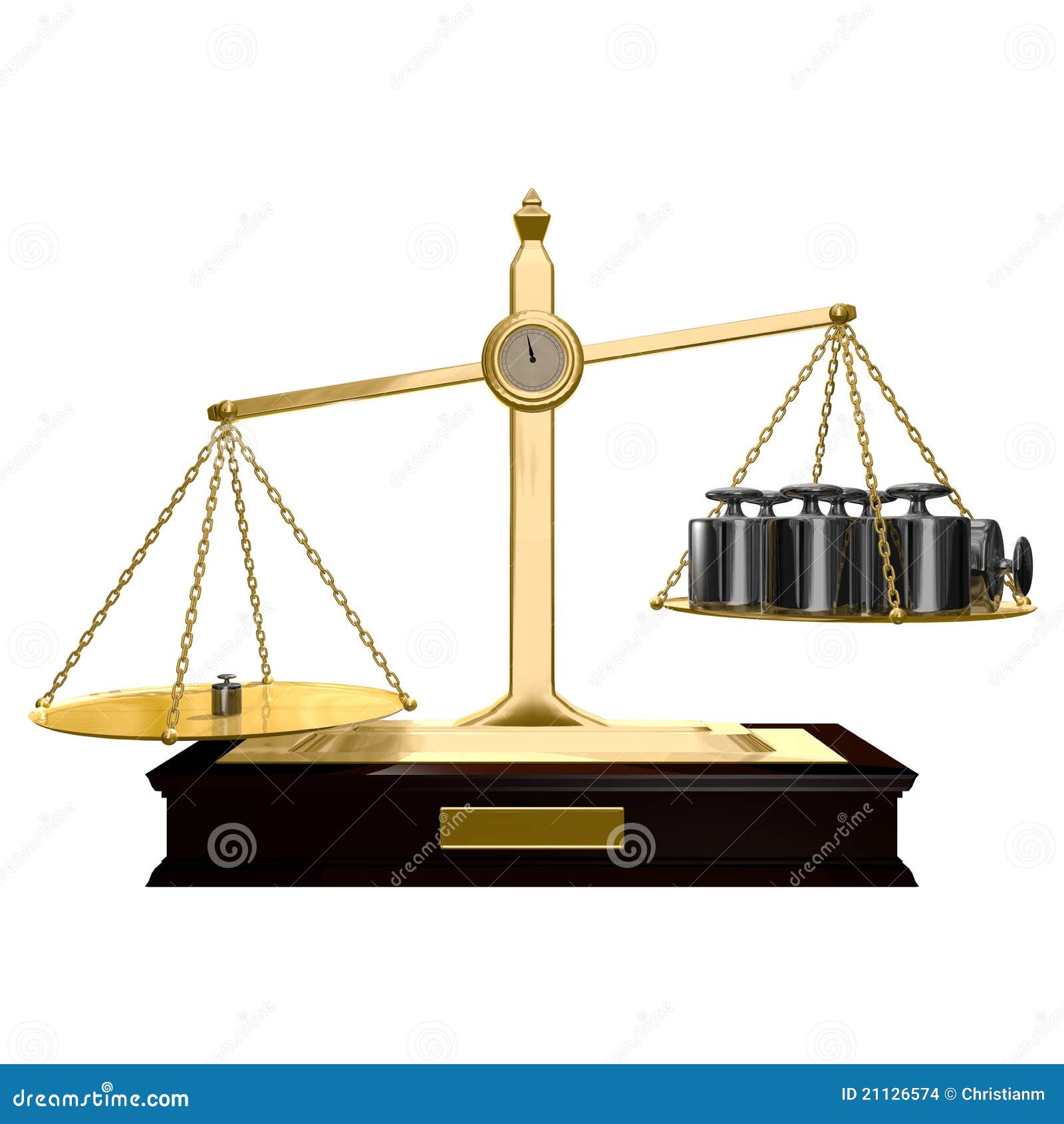 Unbalanced stock illustration. Illustration of heavier - 21126574