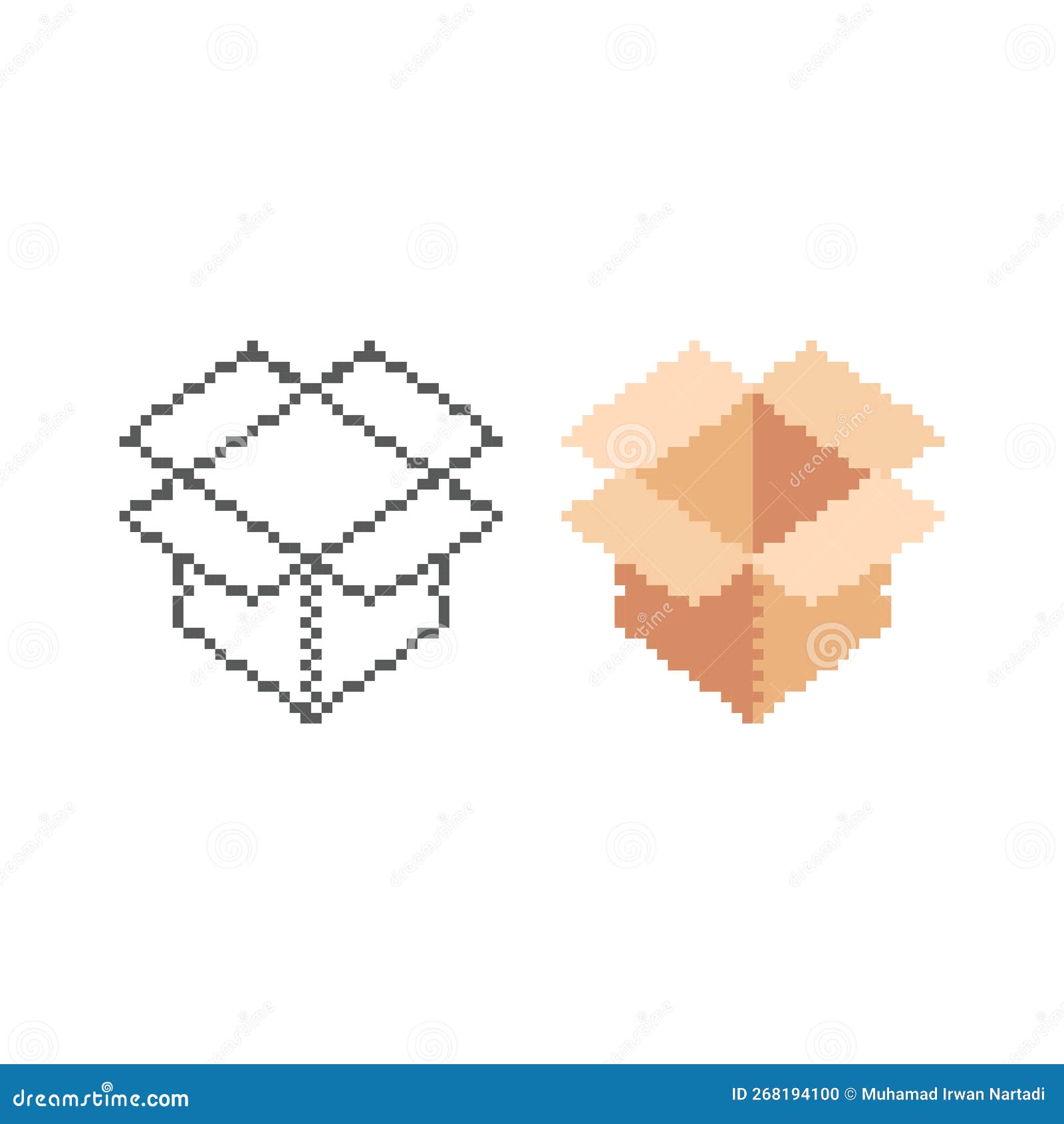 Unboxing, Opened Package Box. Pixel Art 8 Bit Vector Icon Illustration ...