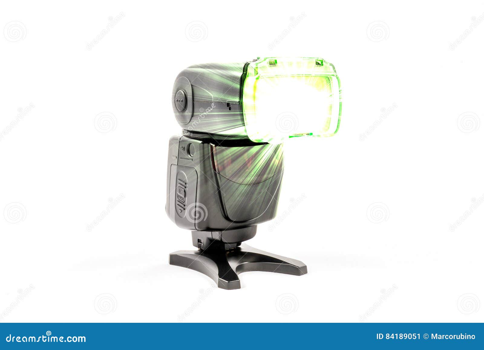 Unbranded External Flash Unit for DSLR Camera Stock Image - Image of ...