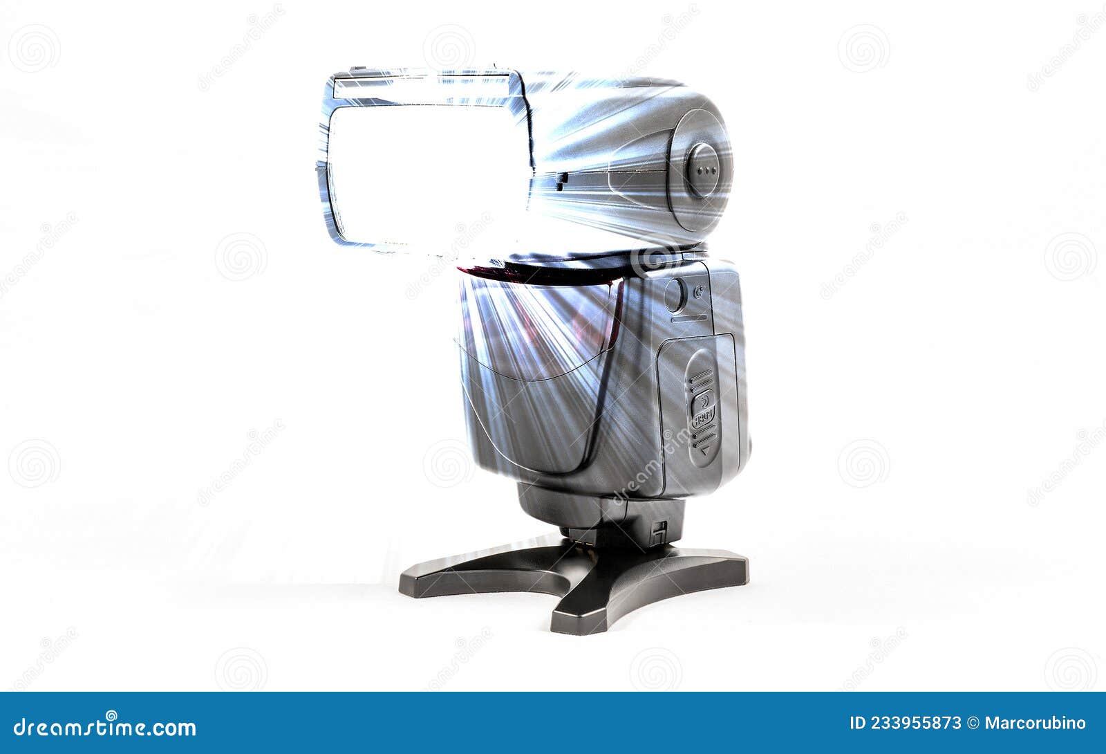 Unbranded External Flash Unit for DSLR Camera Stock Image - Image of ...