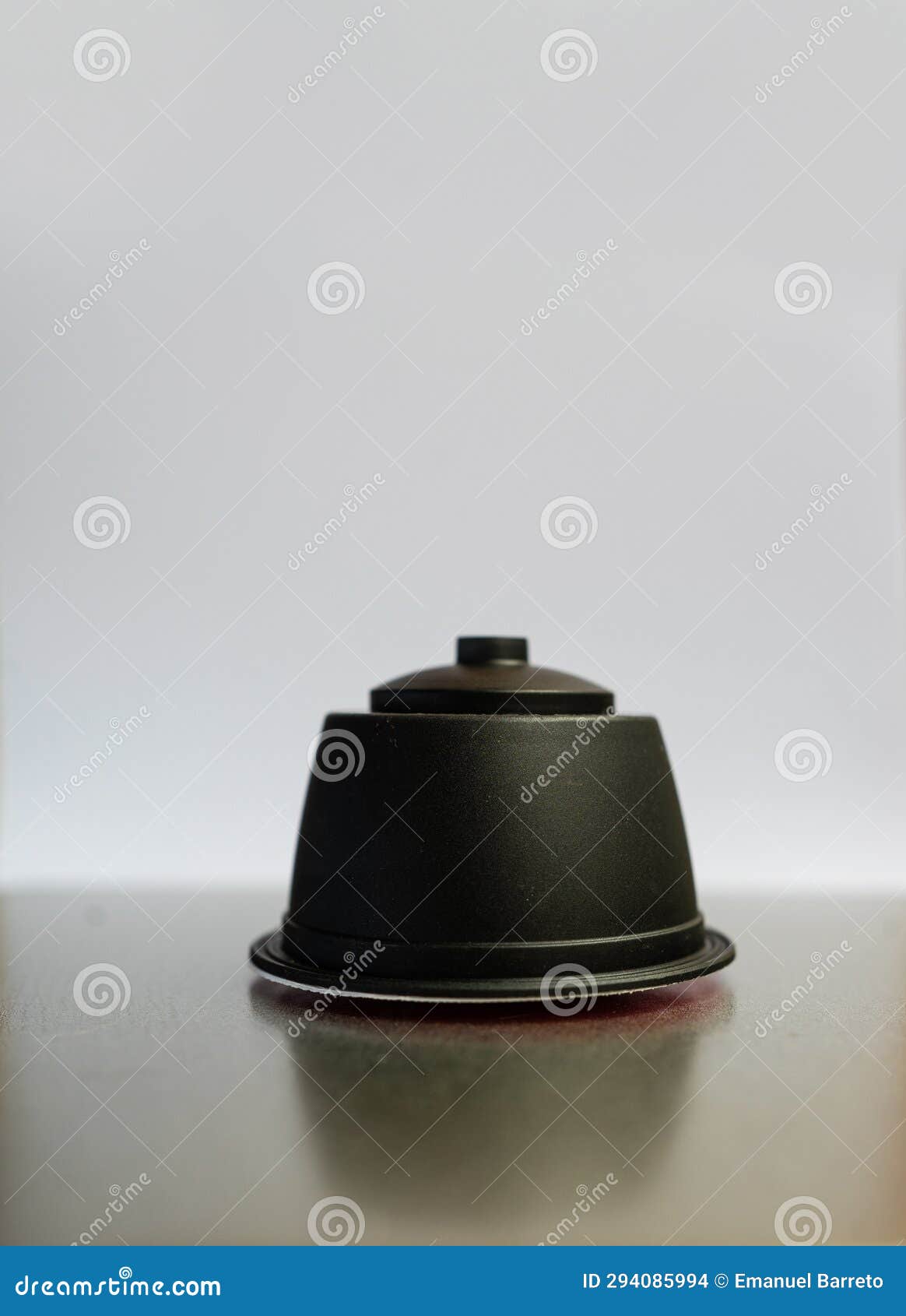 Unbranded Generic Coffee Capsules for Logo Mock-Up on White Background ...