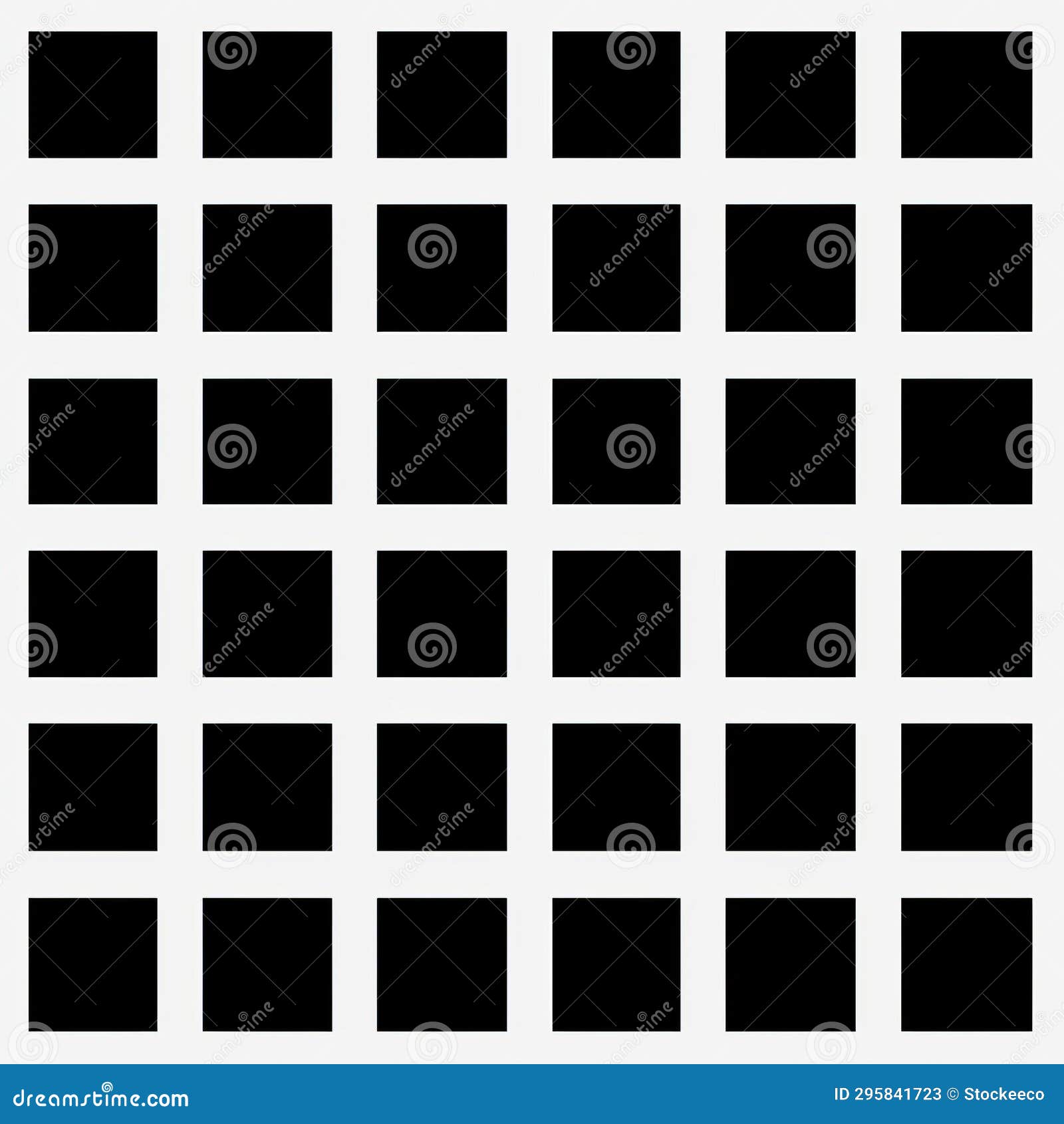 Uncanny Valley Realism Black and White Square Grid Pattern Stock ...