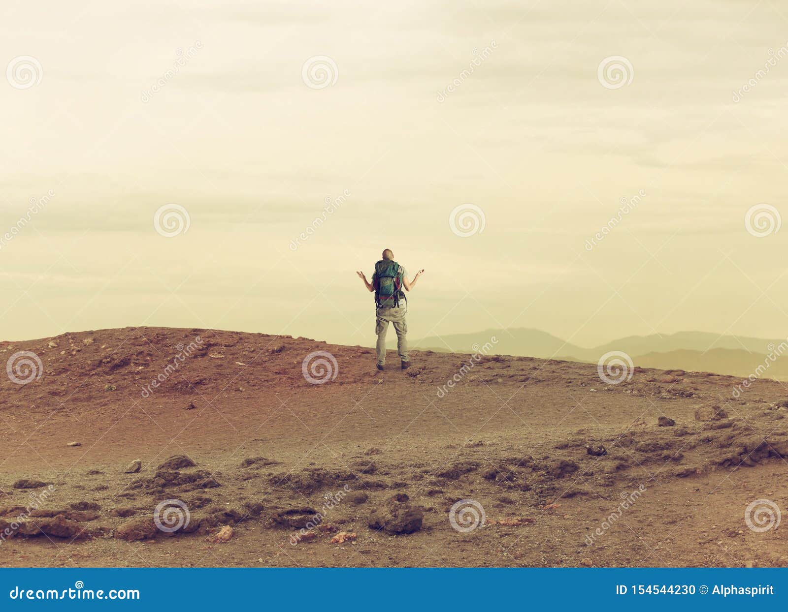 Lost Explorer Examining A Map Stock Photography | CartoonDealer.com ...