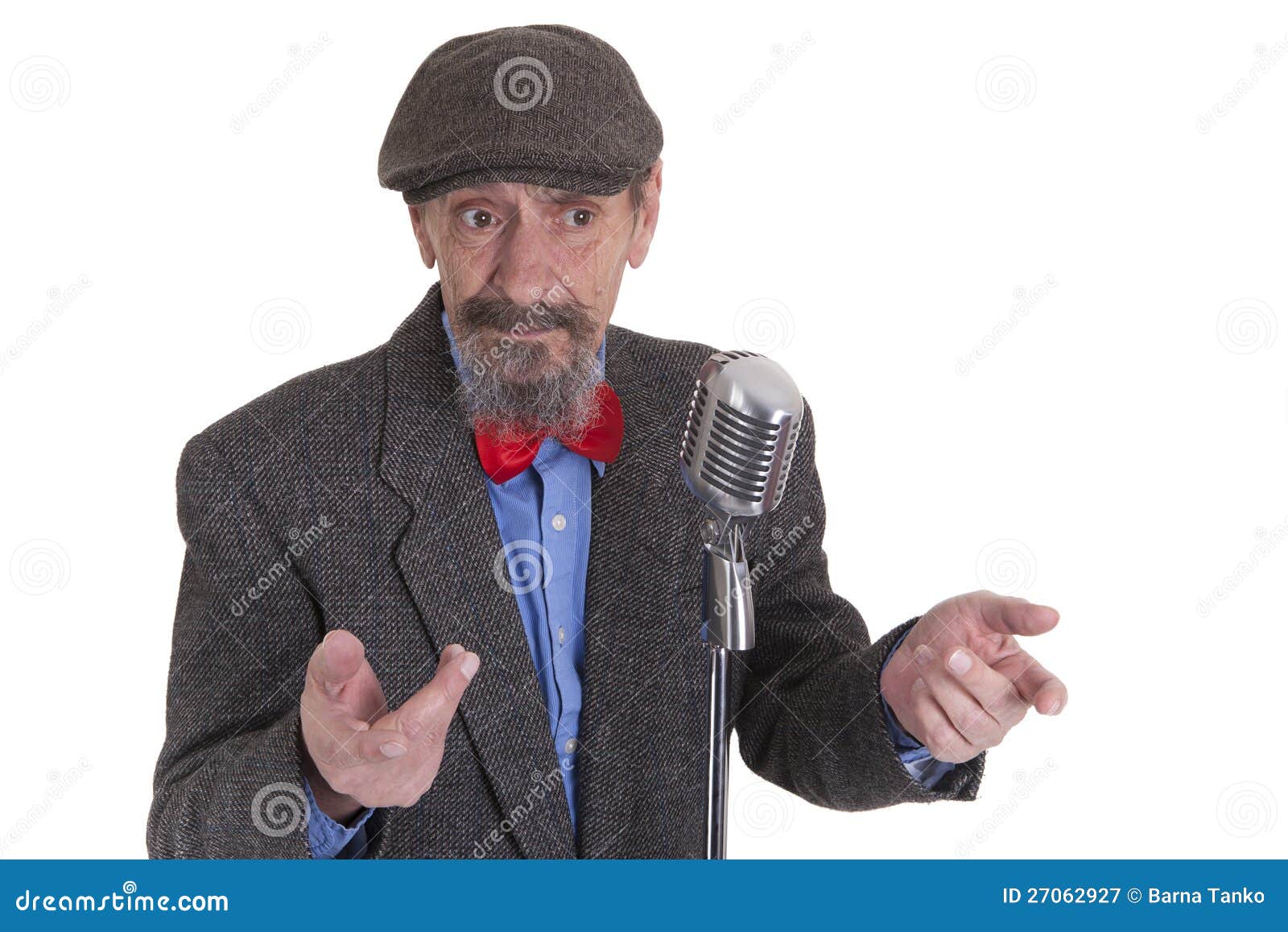 An uncertain man stock image. Image of show, talk, expression - 27062927