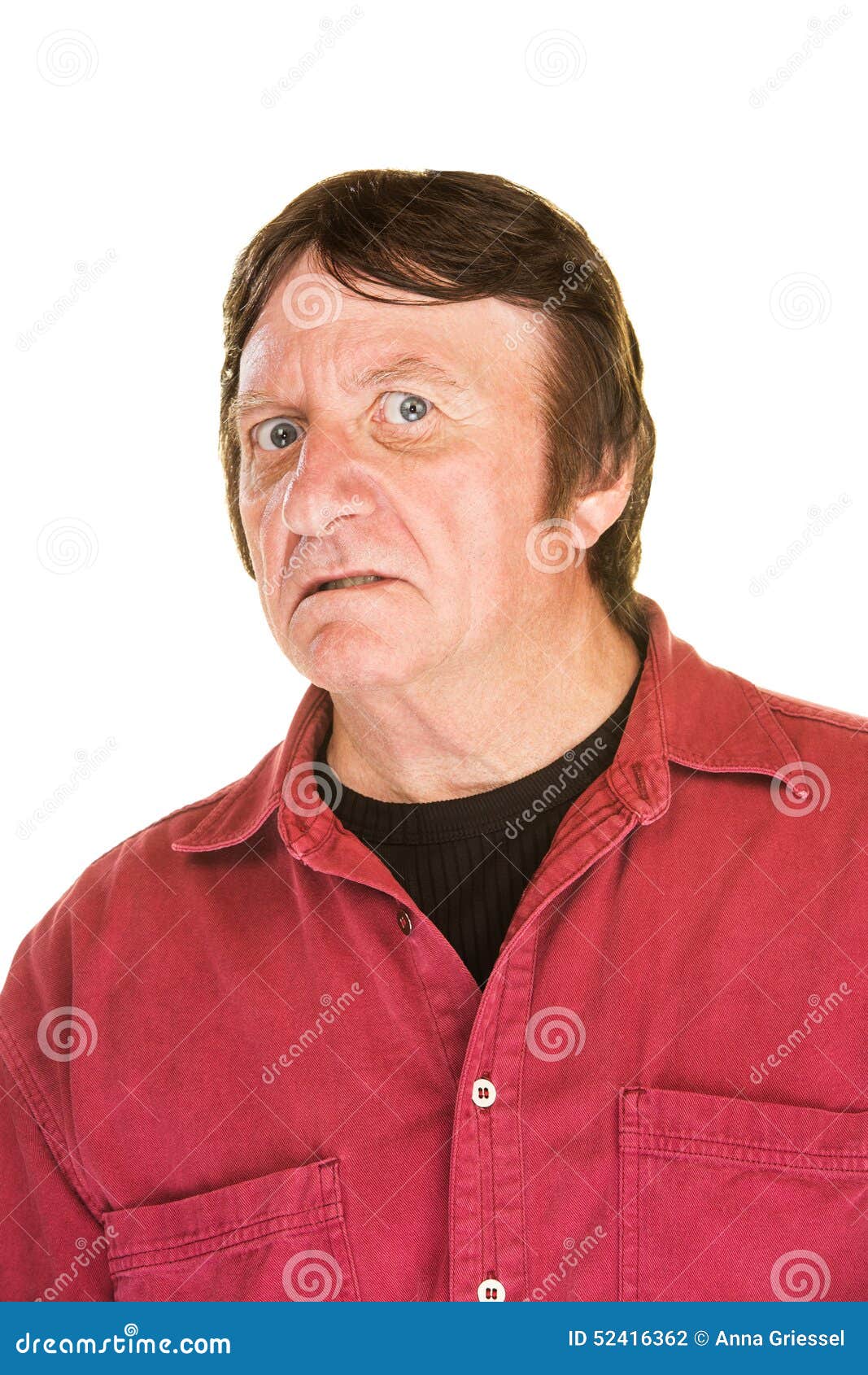 Uncertain Man stock photo. Image of mature, european - 52416362