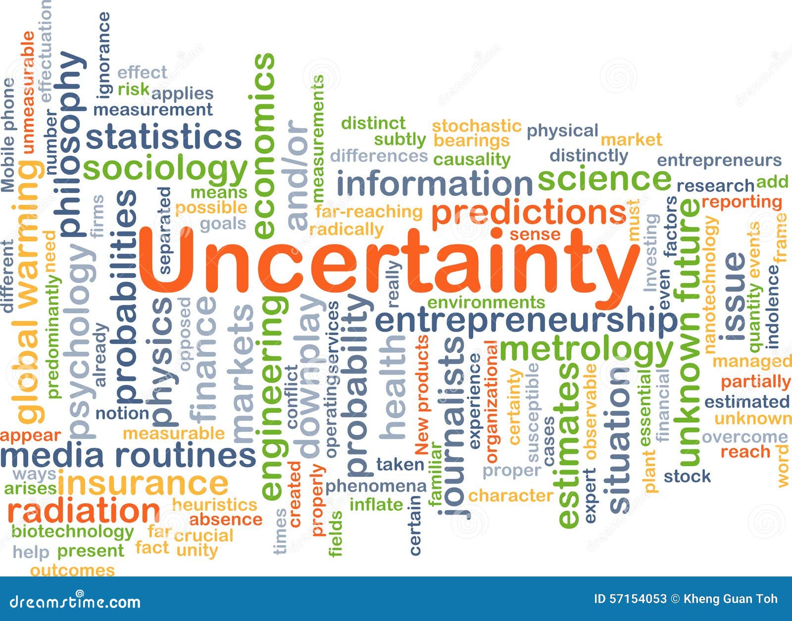 Uncertainty Background Concept Stock Illustration - Illustration of ...