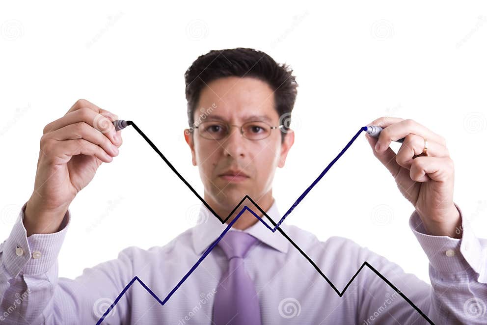 Uncertainty Market Evolution Stock Image - Image of finance, economy ...