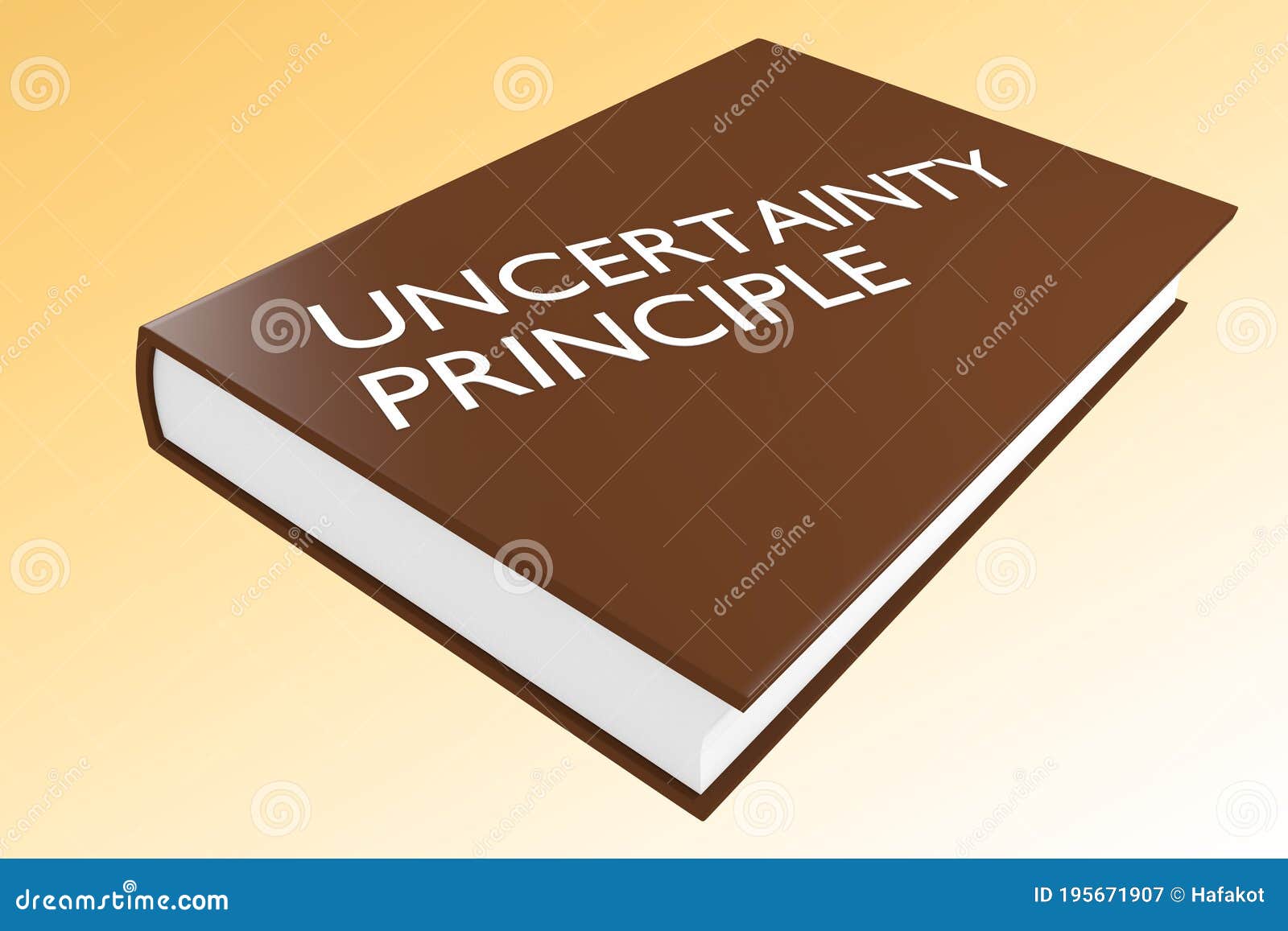 UNCERTAINTY PRINCIPLE Concept Stock Illustration - Illustration of ...