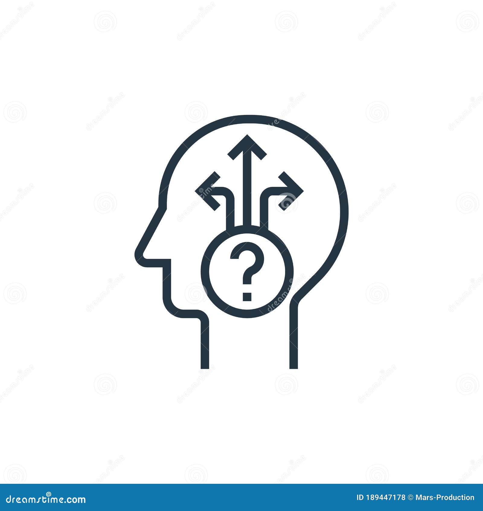 Outline Bifurcation Vector Icon. Isolated Black Simple Line Element ...