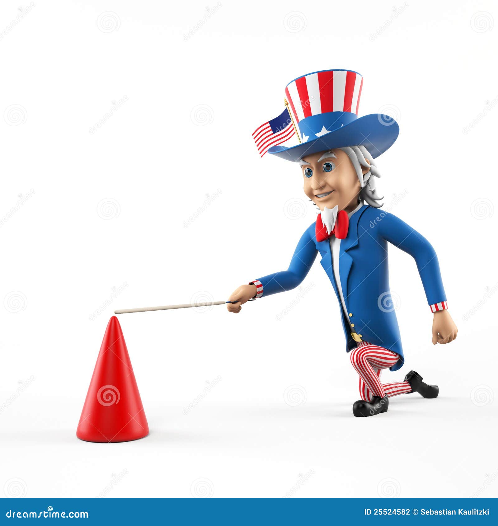 Uncle sam character stock illustration. Illustration of american - 25524582