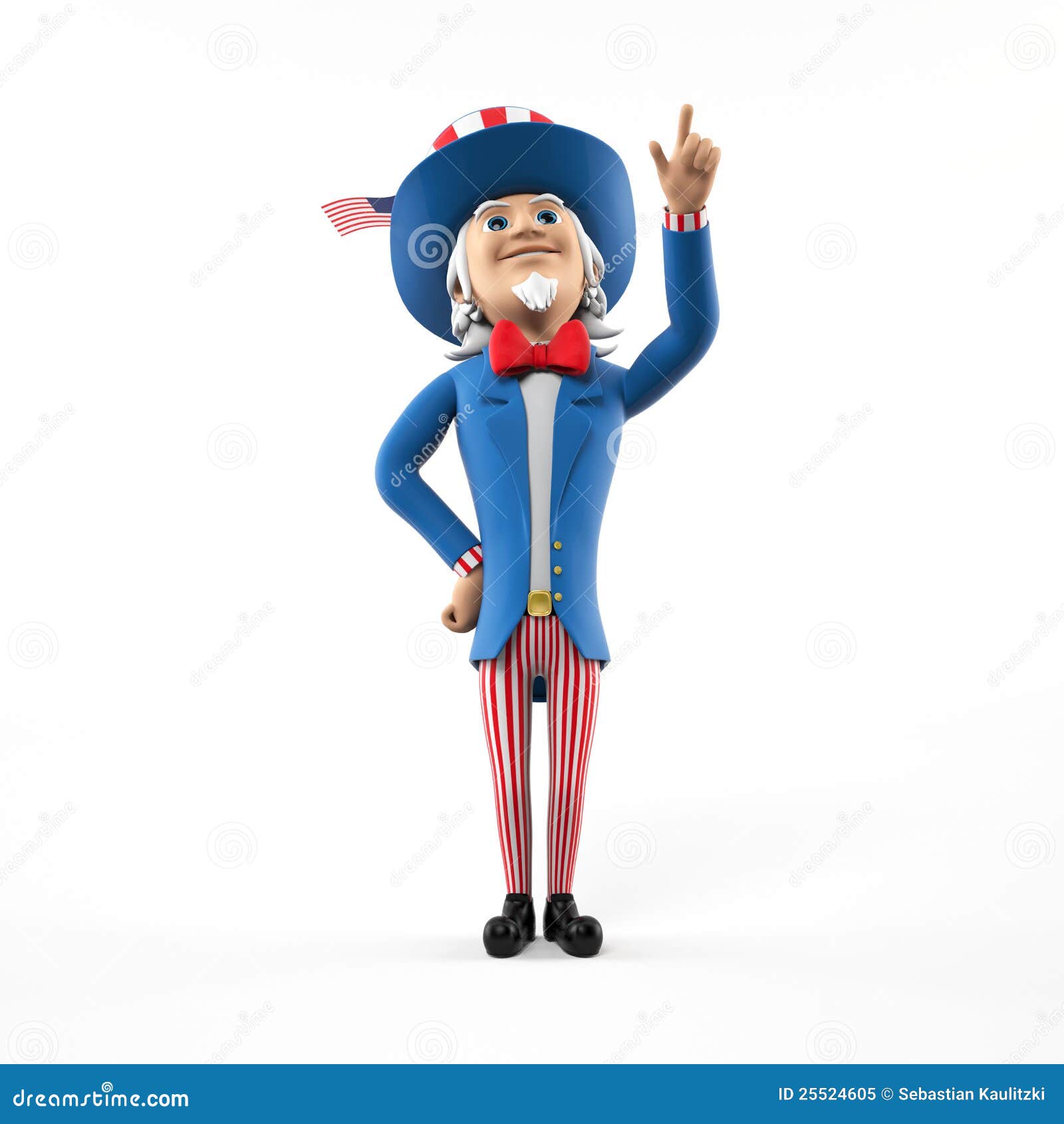 Uncle sam character stock illustration. Illustration of july - 25524605