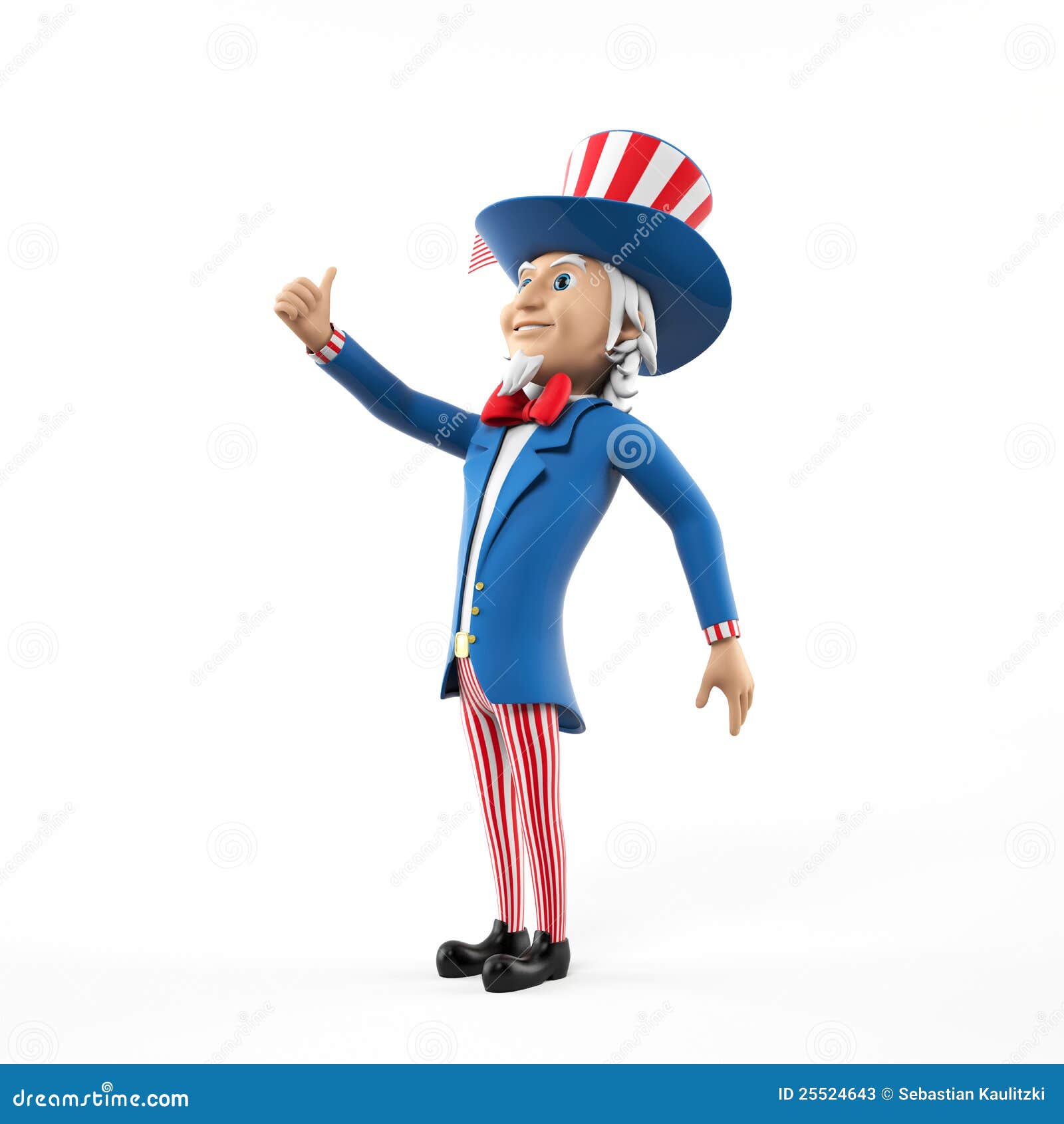 Uncle sam character stock illustration. Illustration of july - 25524643