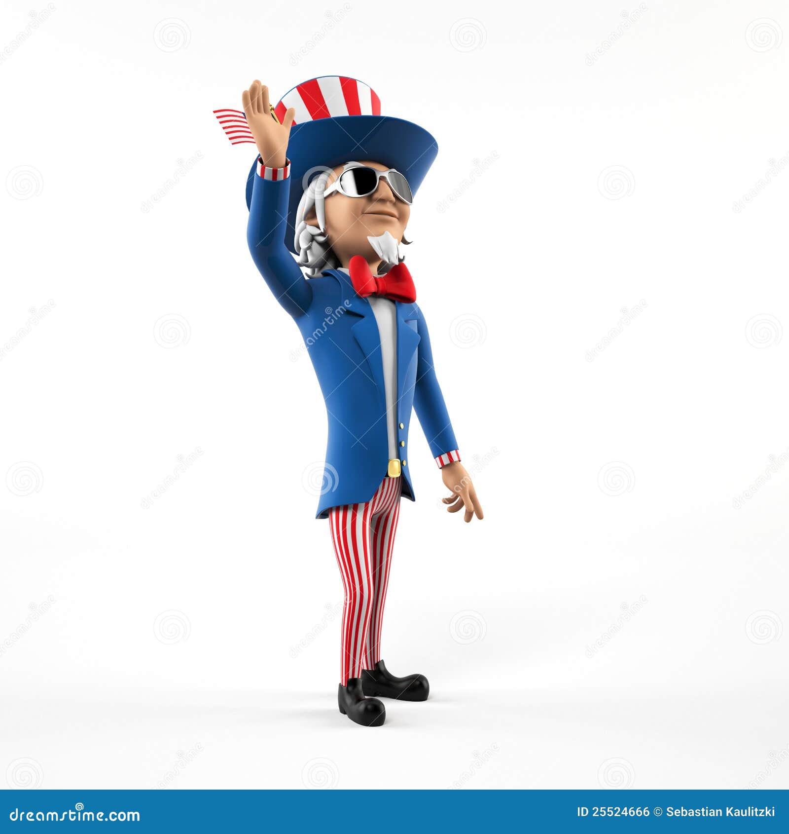 Uncle sam character stock illustration. Illustration of american - 25524666