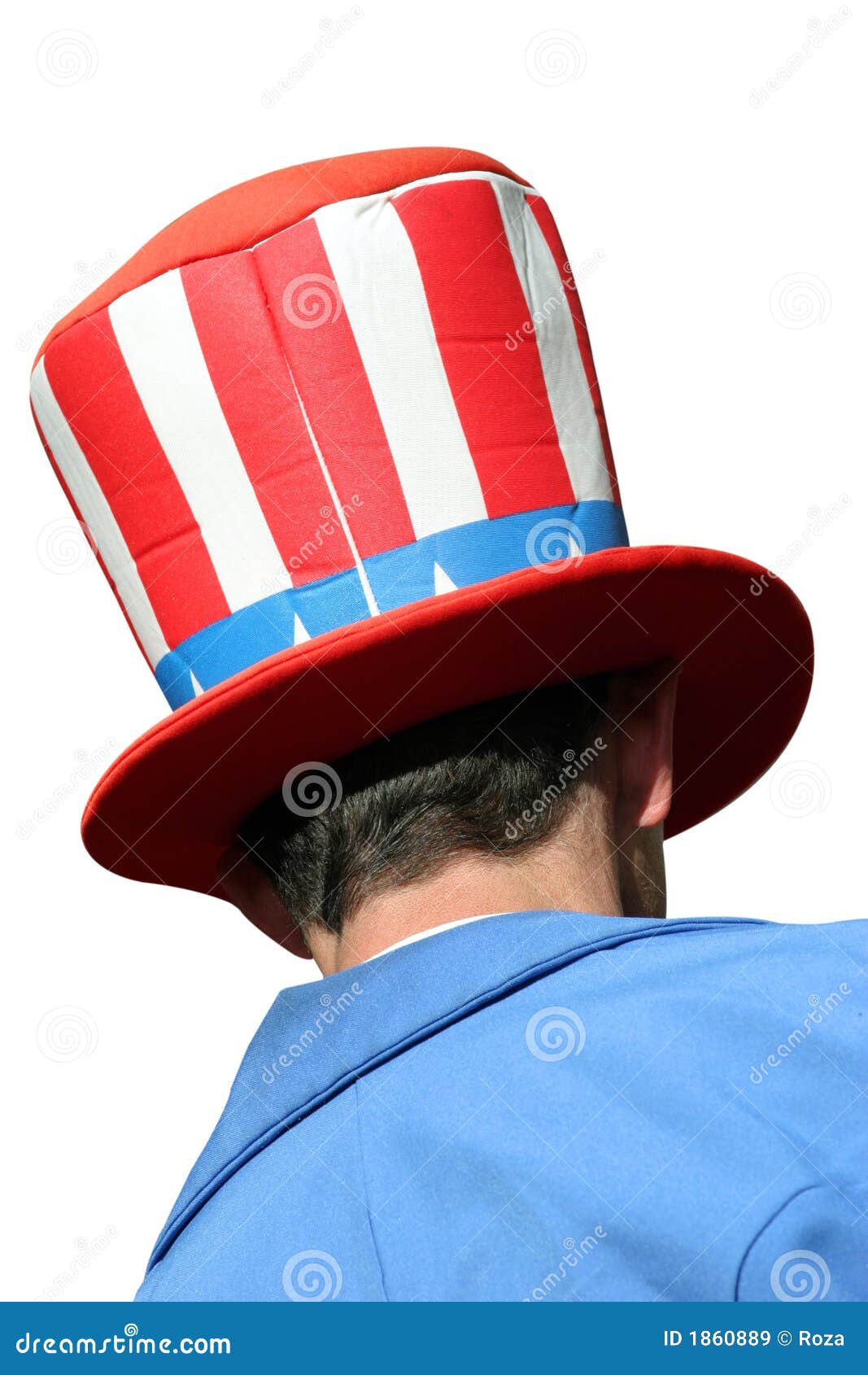 "Uncle Sam" in Funny Hat Stock Image - Image of american, classic: 1860889