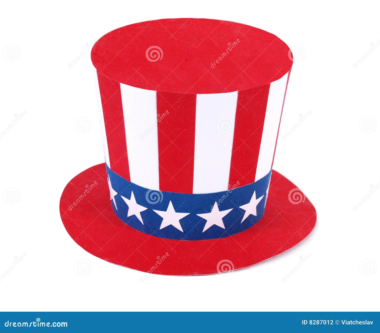 Uncle Sam hat stock photo. Image of celebration, blue - 8287012