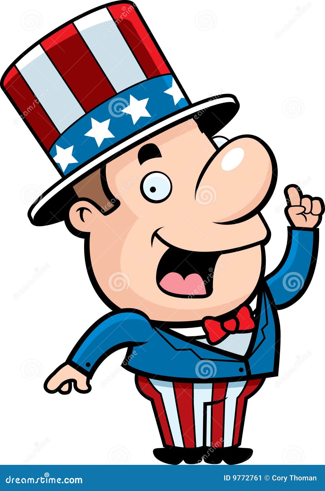 Uncle Sam Idea stock vector. Illustration of fourth, idea - 9772761